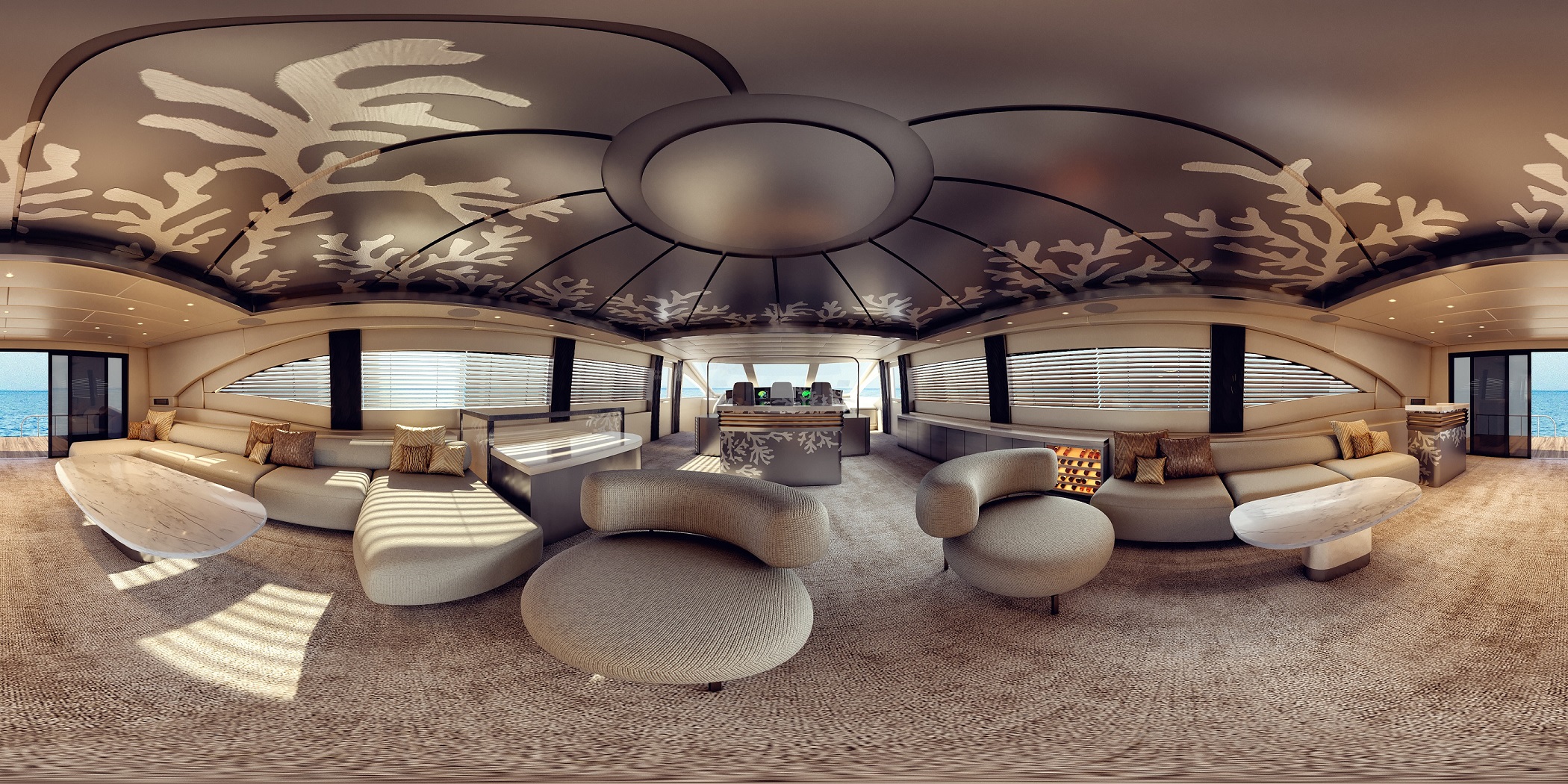 MANGUSTA 108, BOAT INTERIOR - TDK Illusions : TDK Illusions