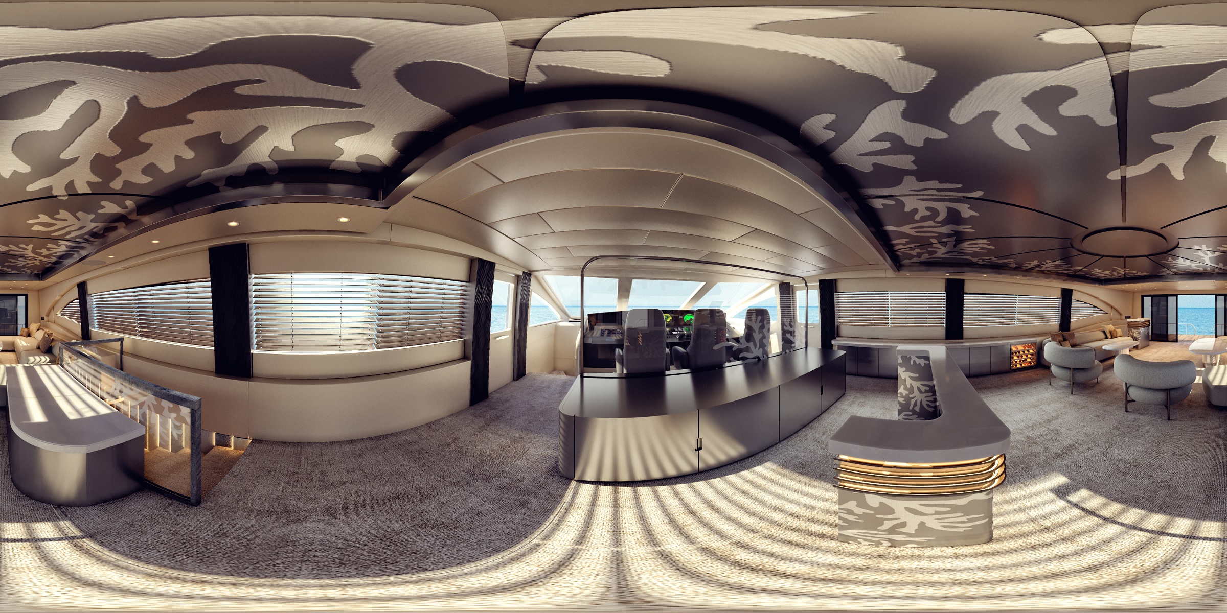 MANGUSTA 108, BOAT INTERIOR - TDK Illusions : TDK Illusions